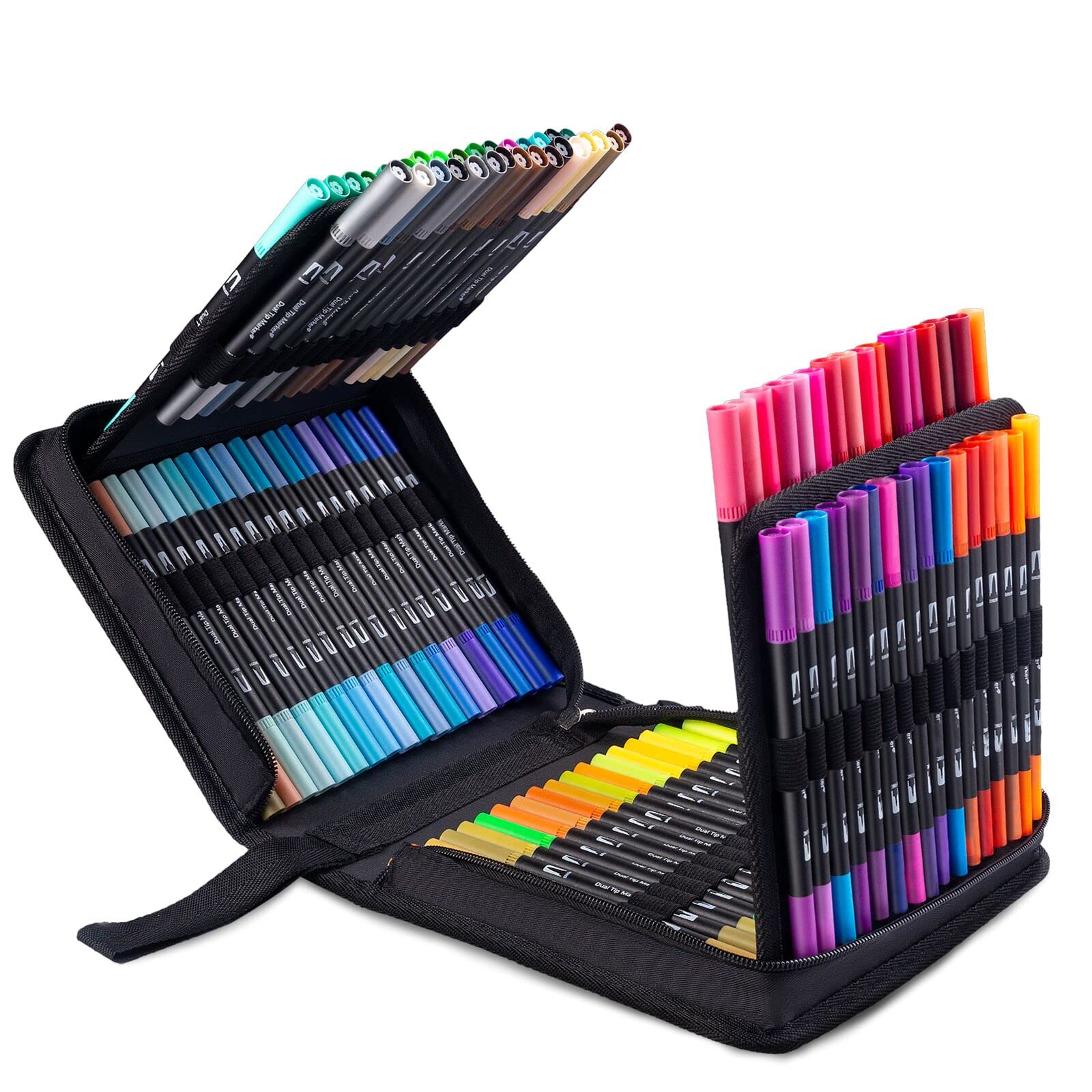 Mua 120 Colors Alcohol Markers Set, Dual Tips Blender Art Markers for ...