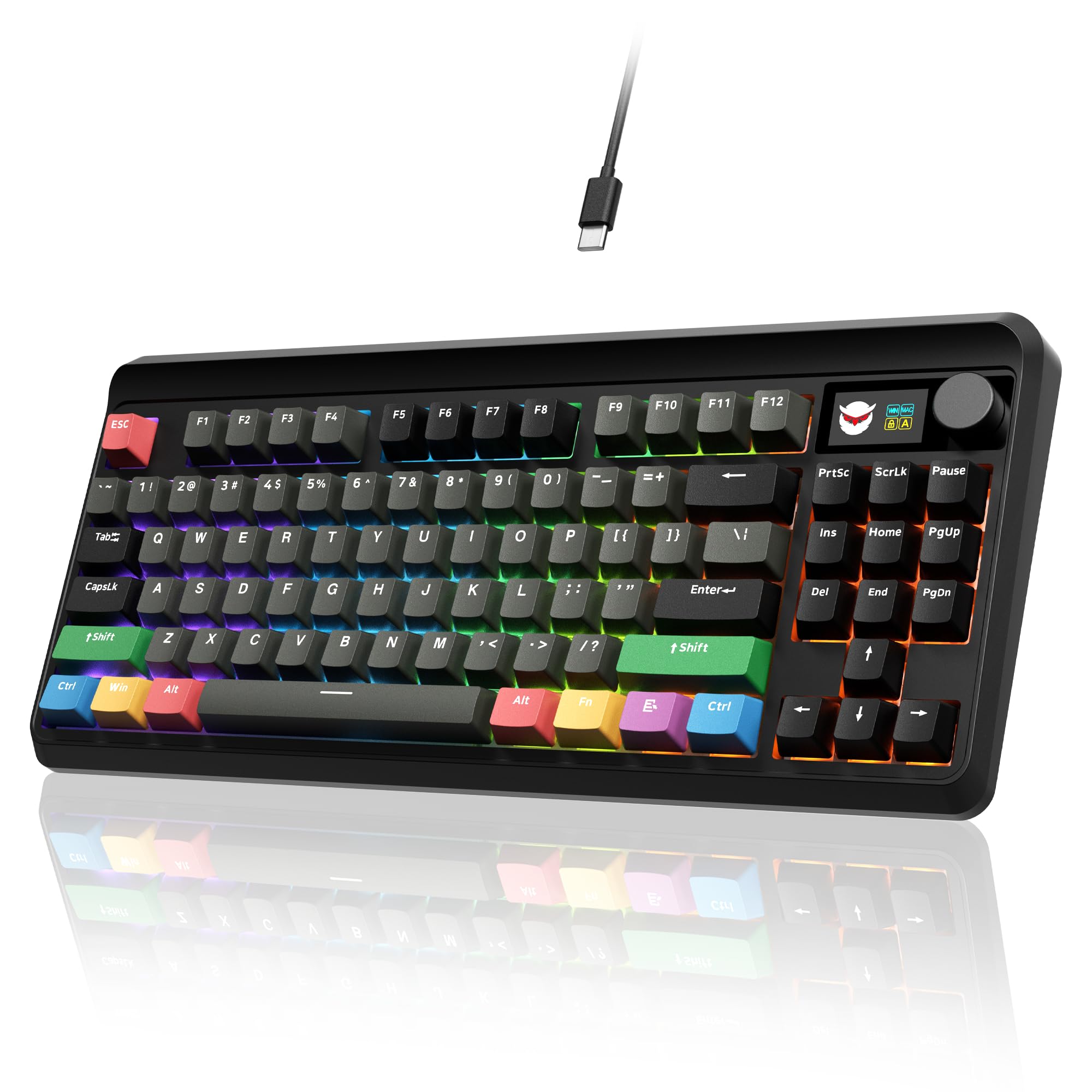 Mua 75 Percent Mechanical Keyboard, XVX M87 Pro2 Gaming Keyboard with ...