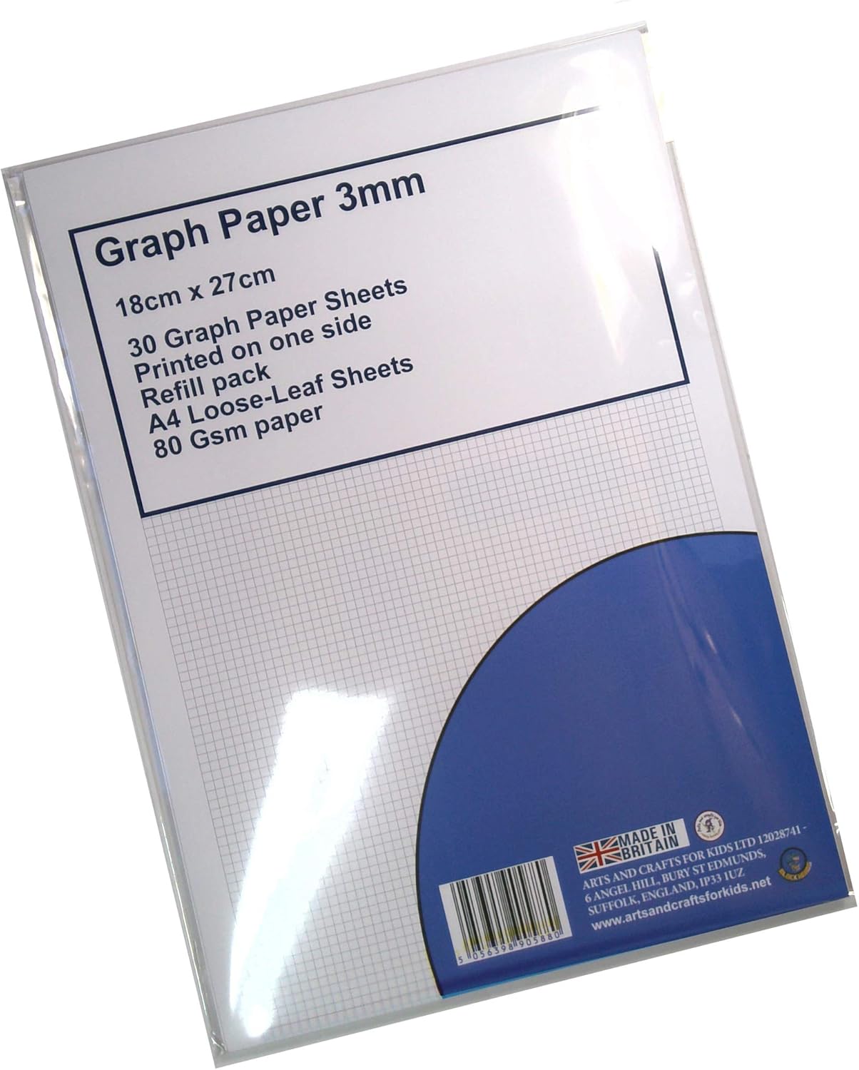 Graph Paper 3mm 0.3cm 30 Graph Paper Sheets Printed On One Side Refill ...