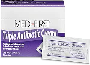 Amazon.com : Triple Antibiotic Cream, Medi-First First Aid Antiseptic ...