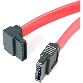 Amazon.com: StarTech.com 12in SATA to Right Angle SATA Serial ATA Cable ...