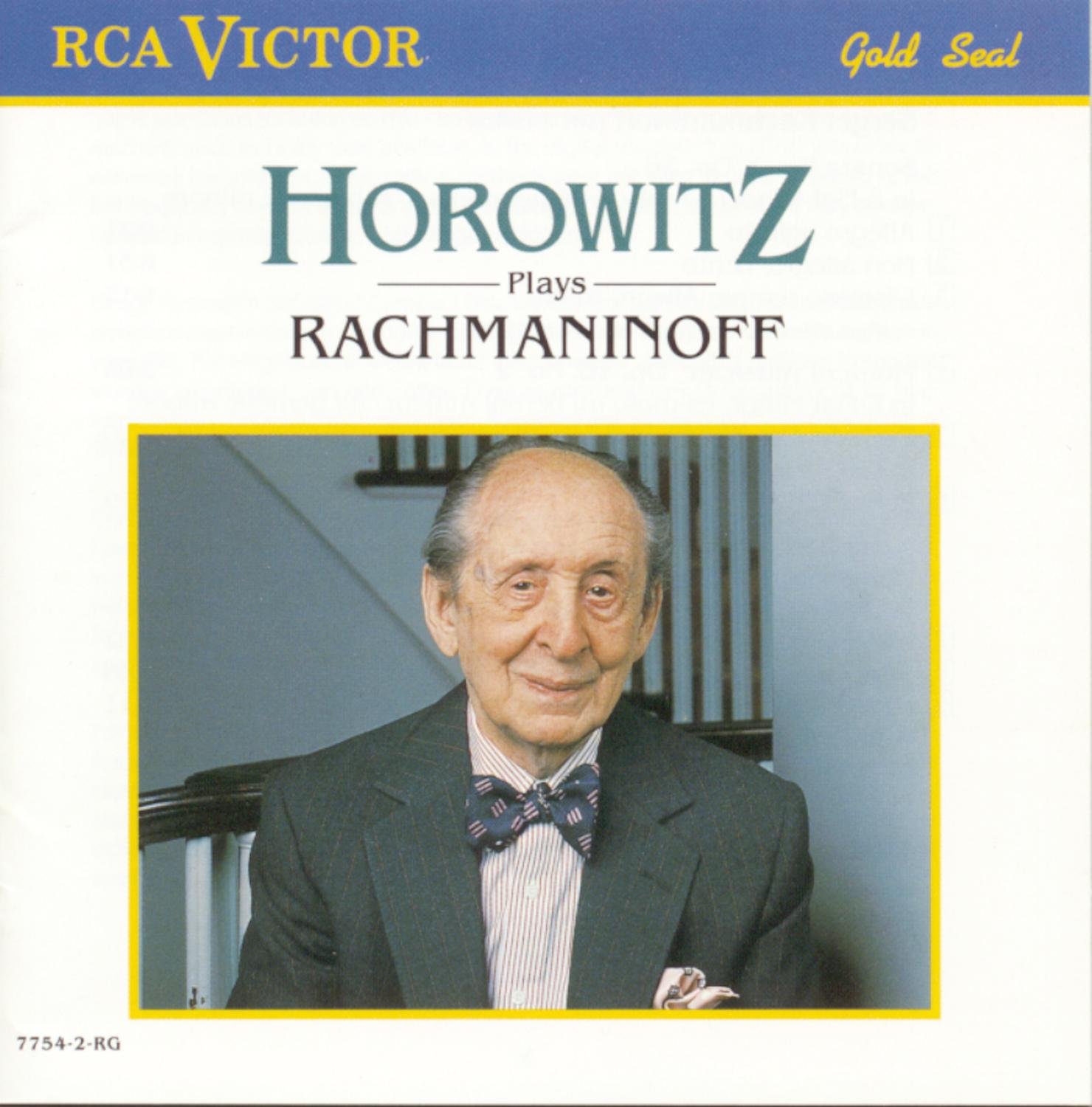 Horowitz plays Rachmaninov : Sergei Rachmaninoff, Vladimir Horowitz ...