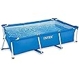 Amazon.com: Intex 8'6" x 5'3" x 25" Rectangular Frame Above Ground ...