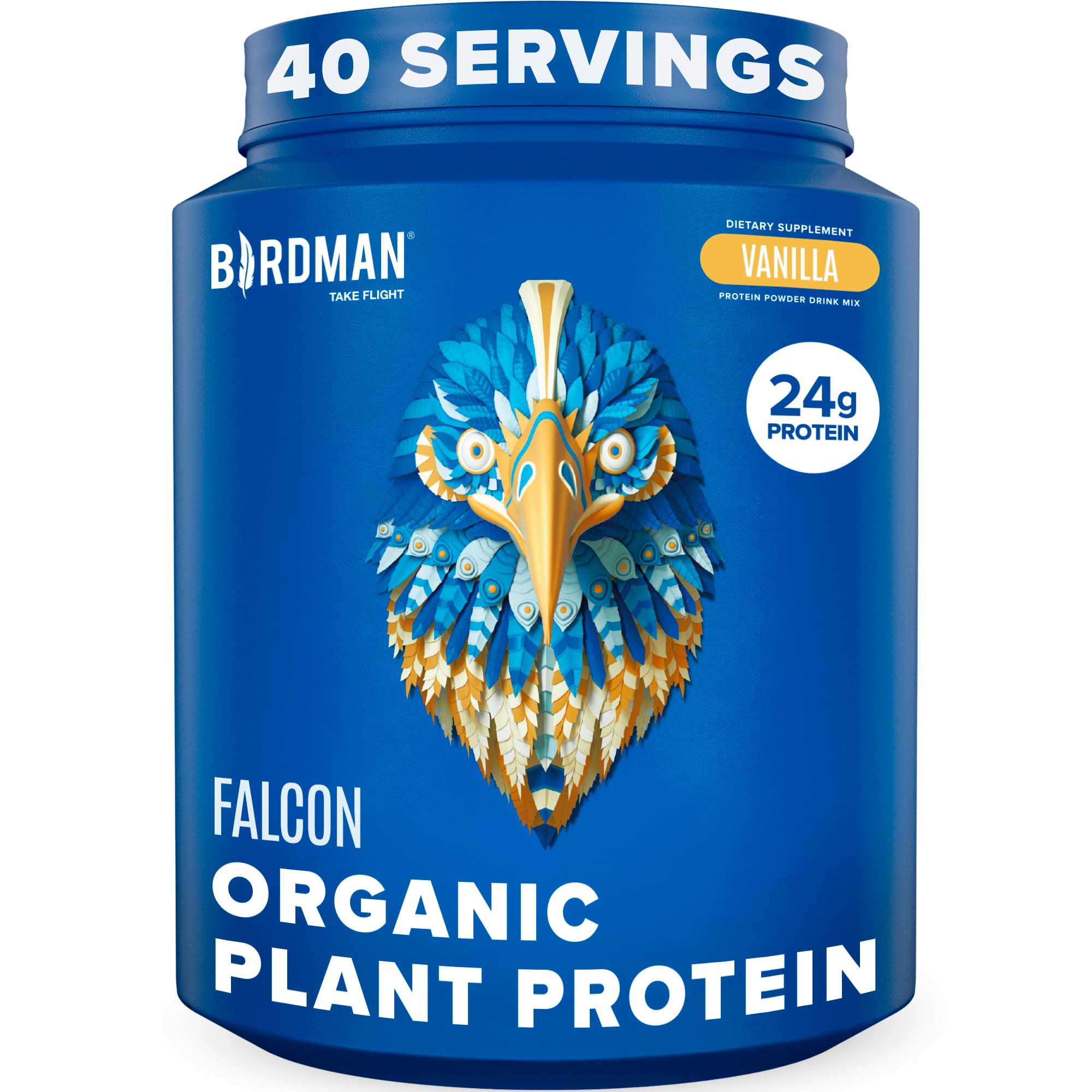 Mua Falcon Vegan Protein Powder Organic, Stevia & Sugar Free, Plant ...