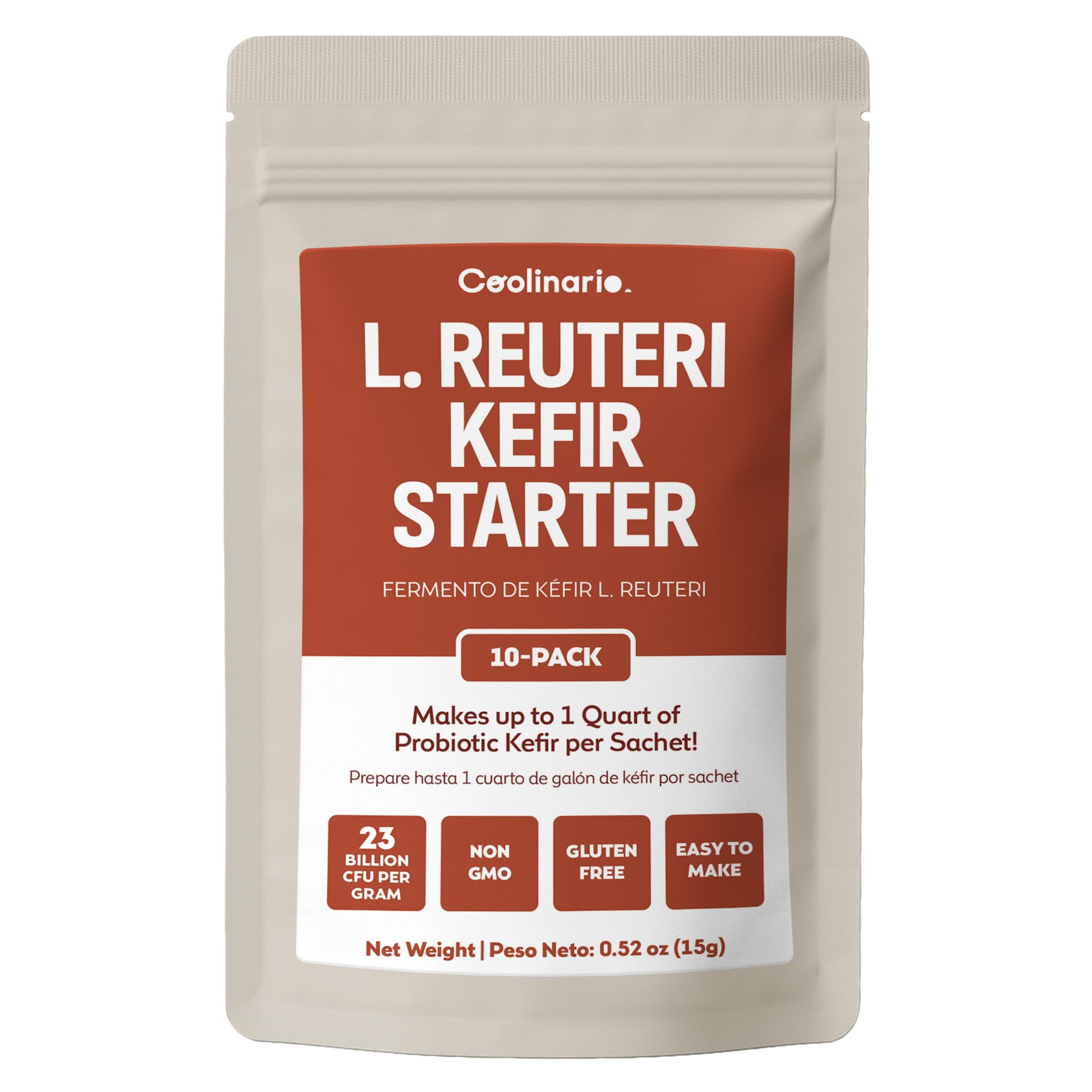 Mua Coolinario L Reuteri Kefir Starter Powder (10-Pack, 1.5g Sachets ...
