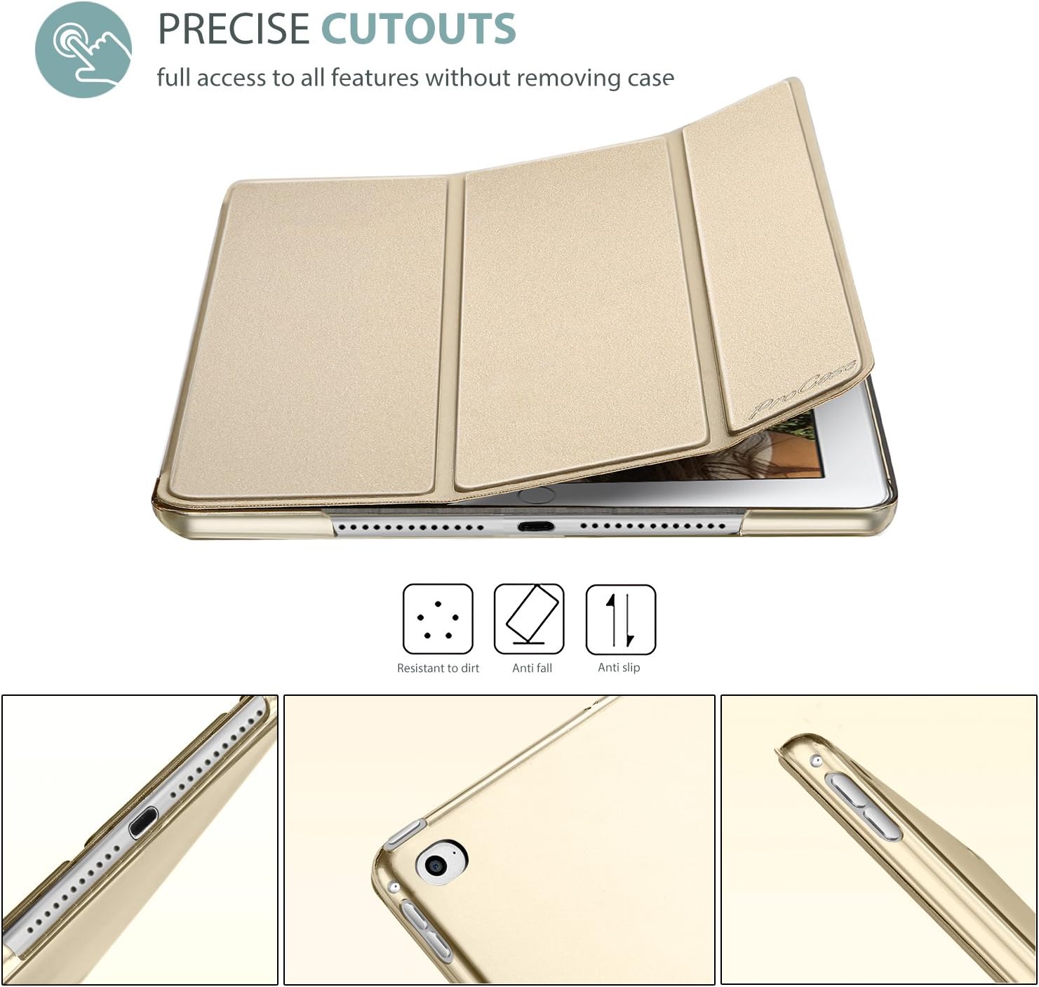 ProCase iPad Mini 4 Case Cover (Model: A1538 /A1550) – Ultra Slim ...