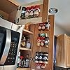 4 Strips Spice Racks, Adhesive Spice clip gripper clips, Holds 20 Spice ...