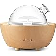 Amazon.com: Wanlola Glass Essential Oil Diffuser with Real Wood Base ...