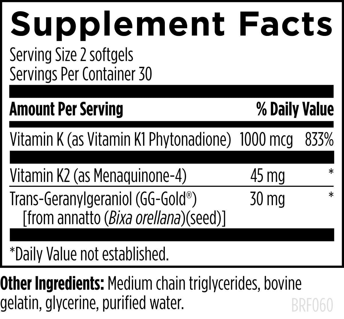 Mua Designs for Health BRF 45 - Vitamin K1 + Vitamin K2 as MK-4 to ...