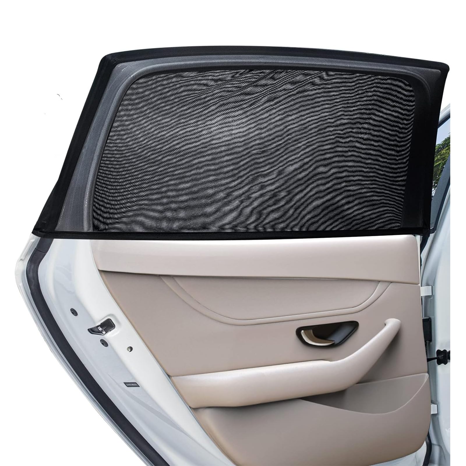 Kewucn 2 Pack Car Window Shades, Sun Rays Blocker & UV Protection for ...