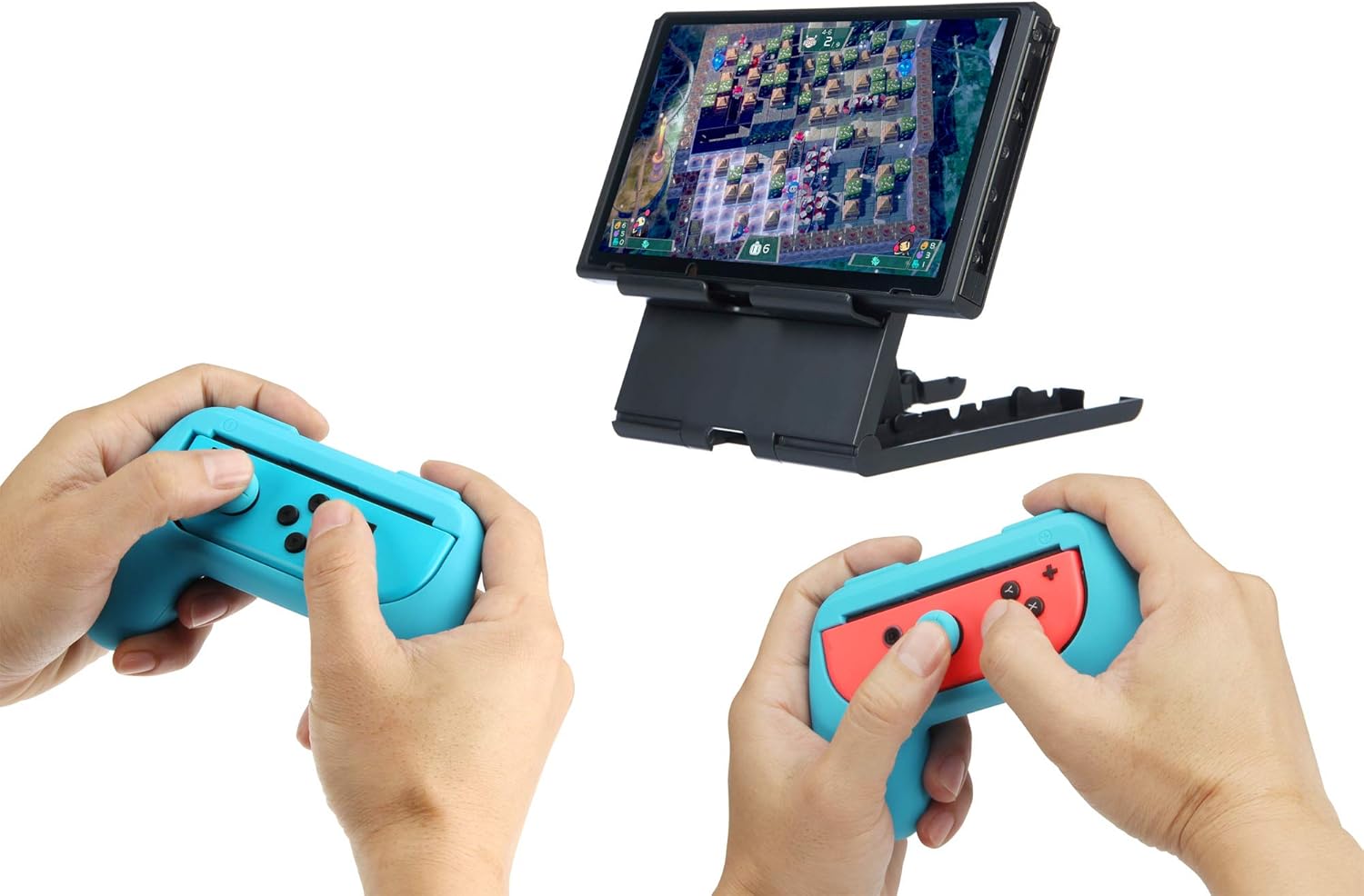 AmazonBasics Grip Kit for Nintendo Switch Joy-Con Controllers – NSGadget