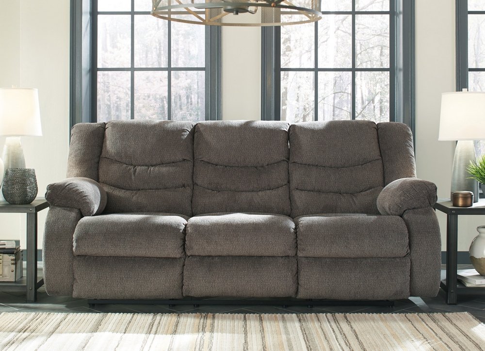 Signature Design by Ashley 9860688 The Tulen Reclining Sofa, Gray