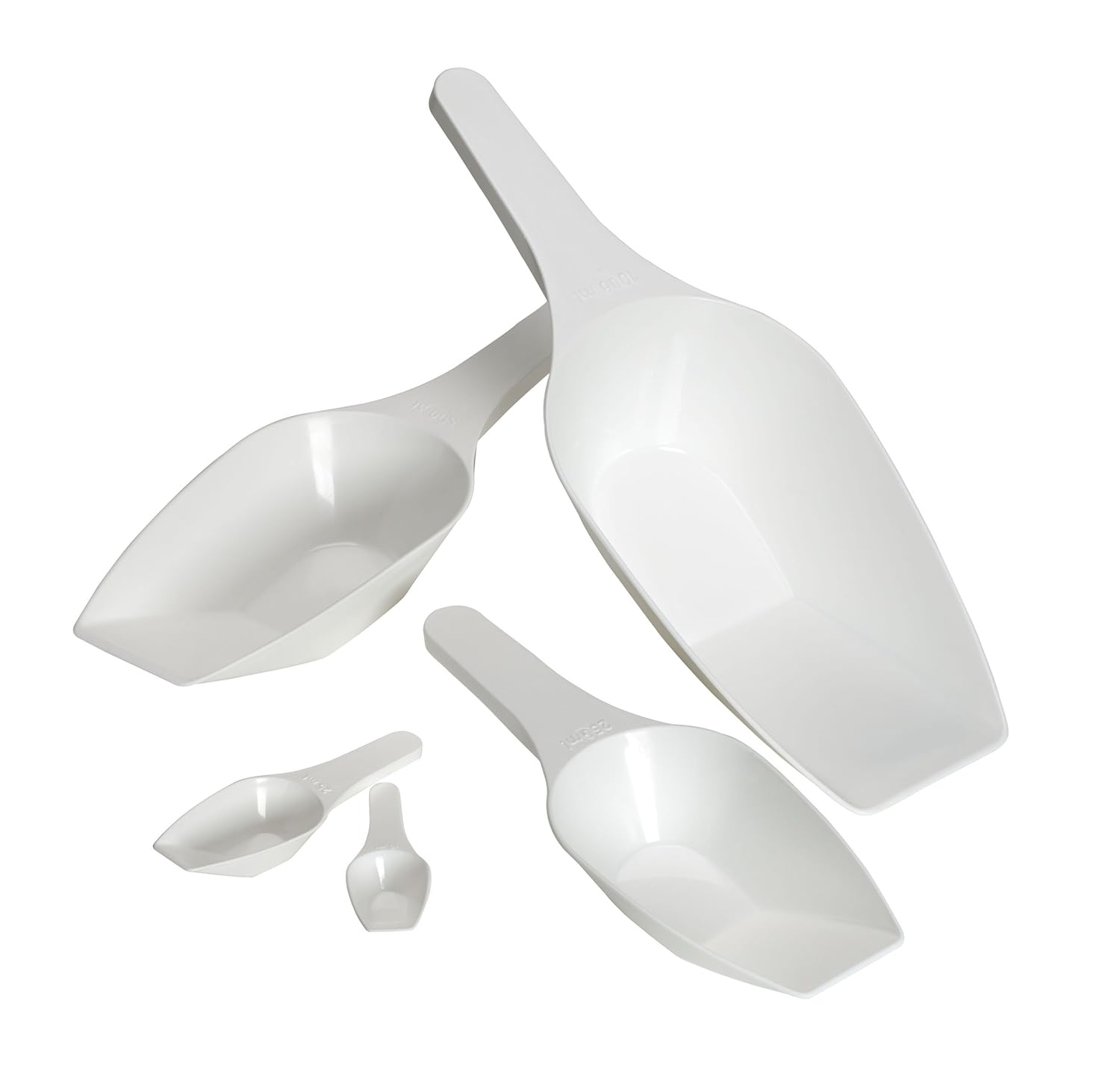 AZLON SWL030 Plastic, Scoop with Handle, Polypropylene, 250 ml (Pack of ...