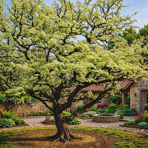 2 Black Locust Trees Bare Roots, Fragrant Shade Tree Seedlings 6–8 ...