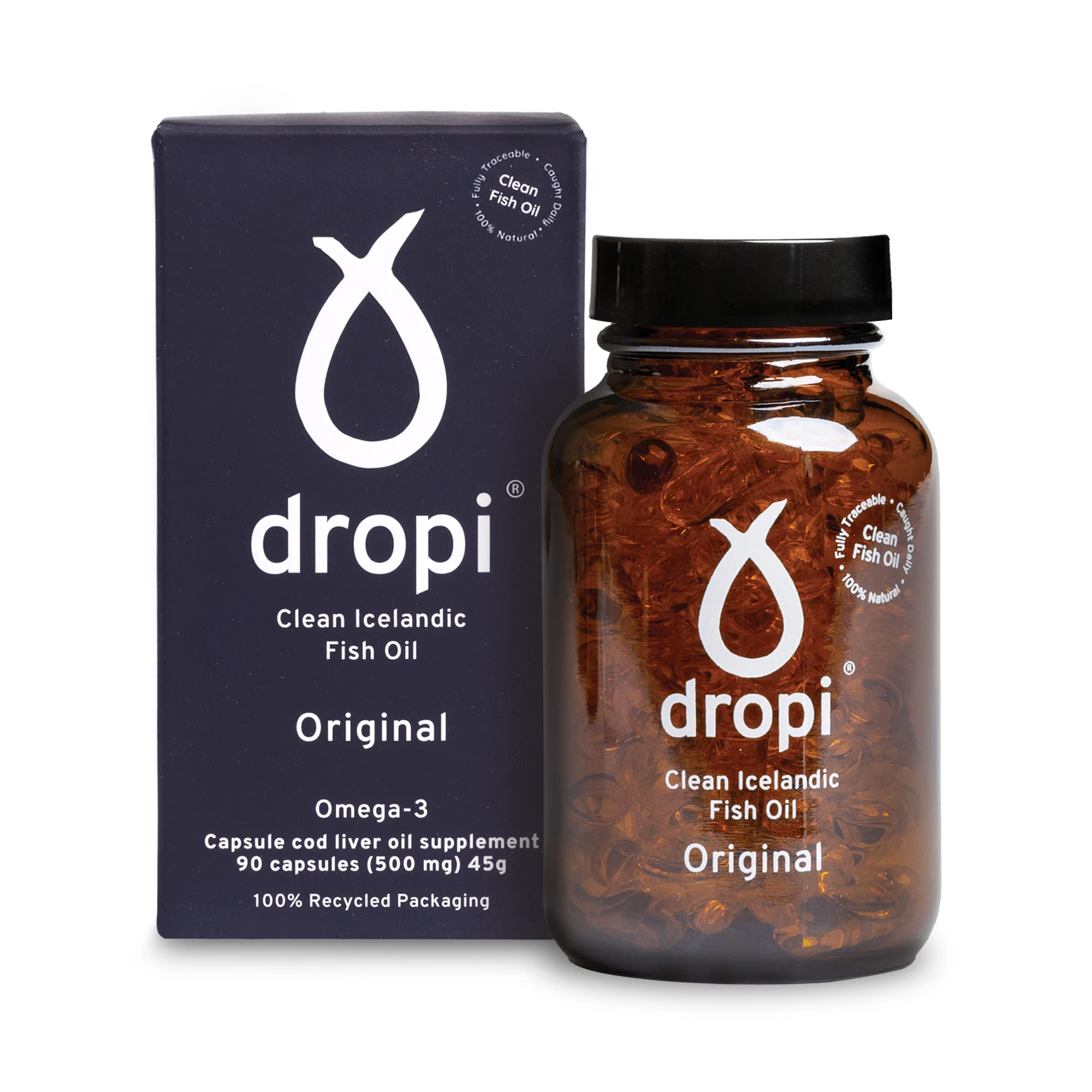 Mua Dropi Omega 3 Fish Oil 500mg (90 Capsules) - Maximum Strength Omega ...