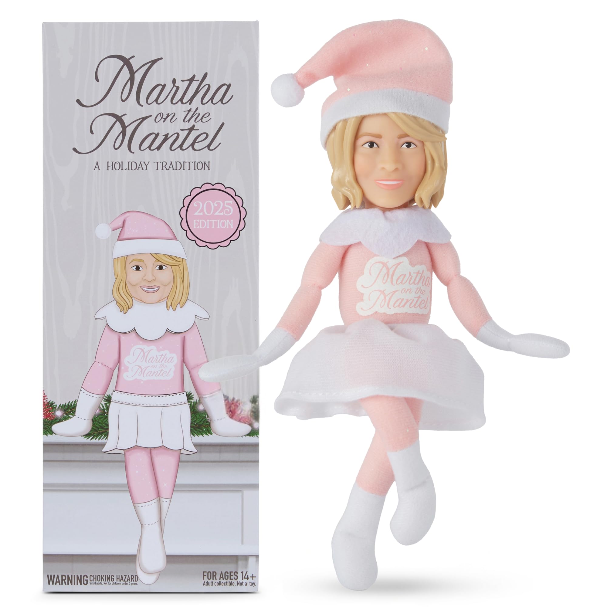 Martha Stewart Martha on The Mantel - 2025 Edition, 12" Christmas ...