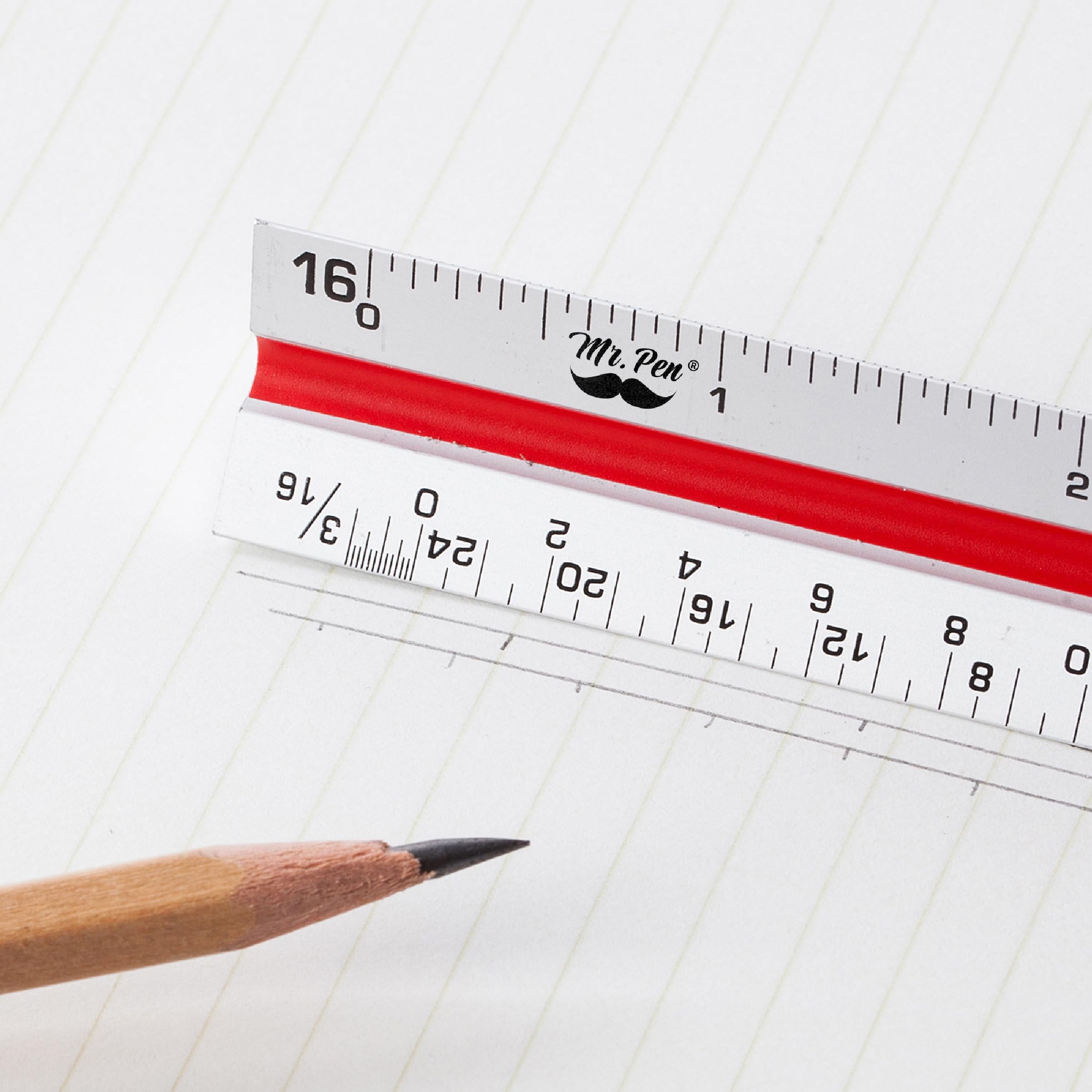 Mua Mr. Pen Architectural Scale Ruler, 12 Inch, White, Contractor's ...