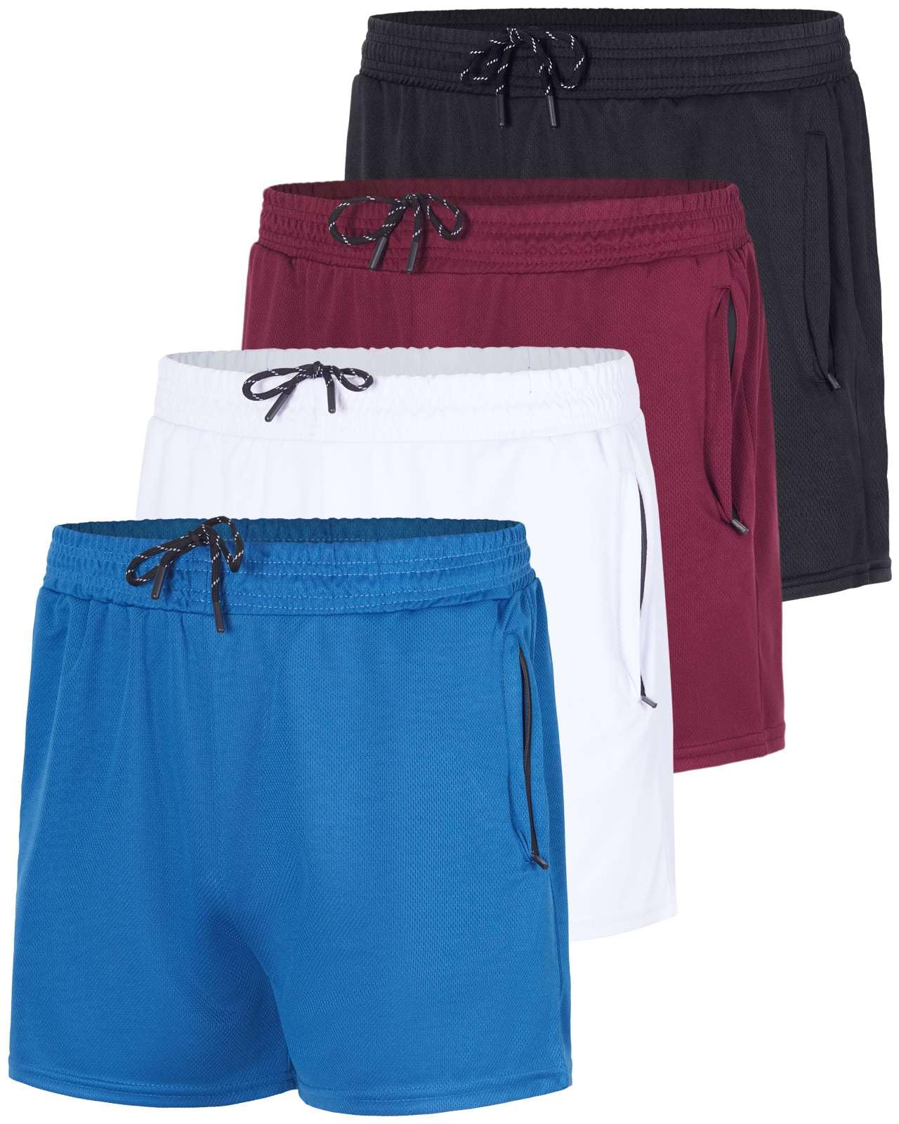 Mens Quick Dry Fit Mesh Shorts Dri Active Wear Short Men Athletic ...