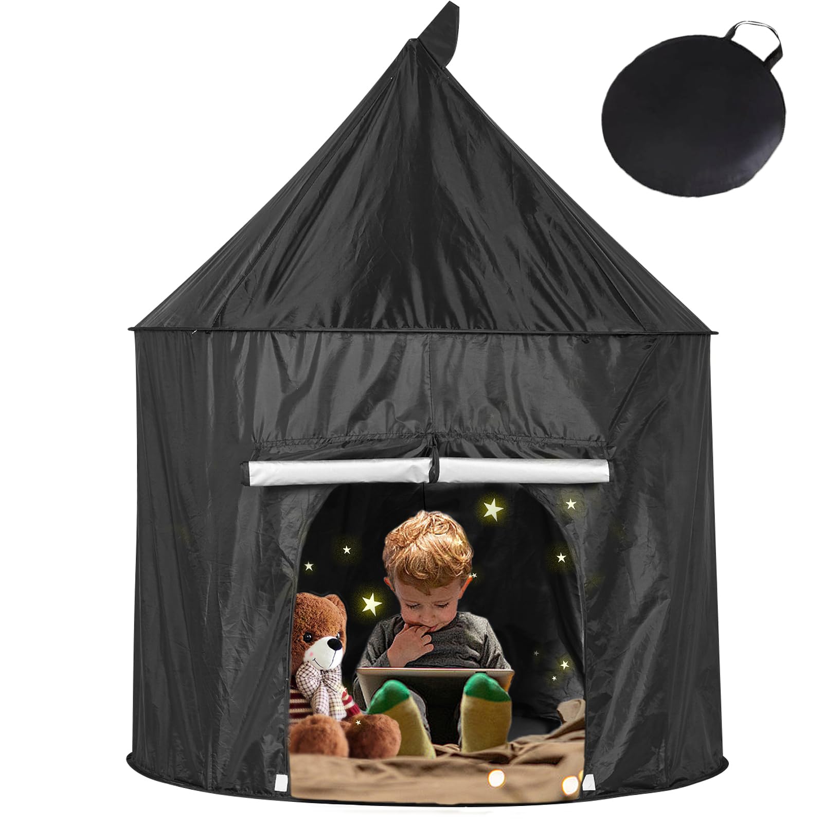 Parkside Wind Sensory Tent for Autistic Children, Pop-up Blackout ...