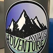 Amazon.com: Adventure Awaits Sticker Vinyl Decal for Auto Cars Trucks ...