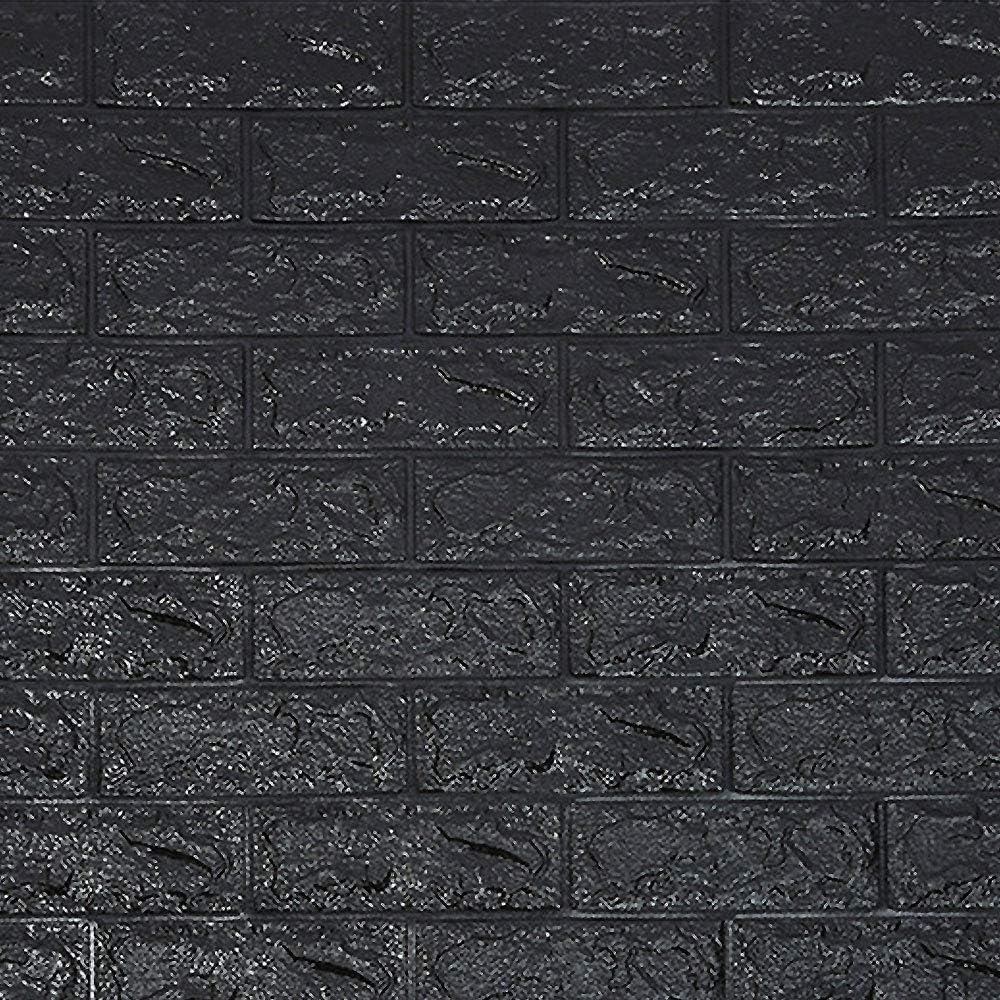 YMXLJJ 3D Brick Effect Wallpaper, White Brick Pattern Wall Stickers, 3D ...