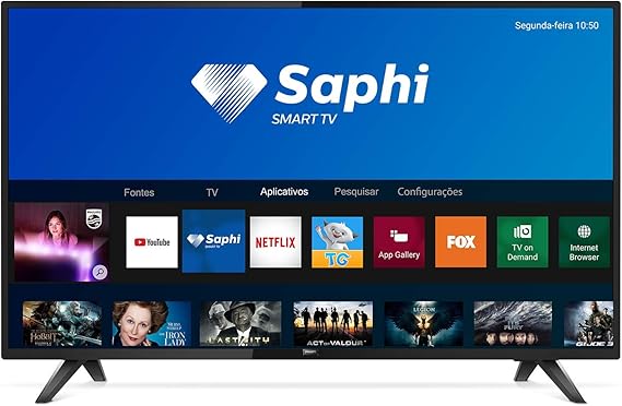 Smart TV LED 43" Philips 43PFG5813/78, Ultra Slim, Wi-Fi, 2 HDMI, 2 USB ...