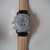 T&J Mens Radio Controlled Atomic Talking Speaking Watch with Black ...