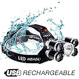 LED Lenser MH6 Headlight Rechargeable Torch | Outdoor Series 200 Lumens ...