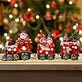 Amazon.com : ANALIM Christmas Table Decorations, Lighted Train ...
