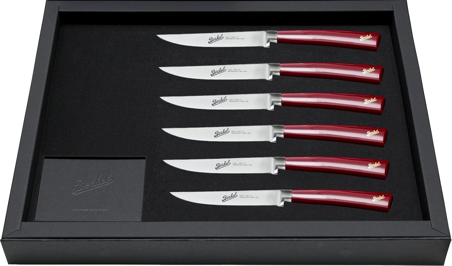 Berkel Elegance Set of 6 steak knives red – BigaMart