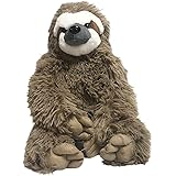 Amazon.com: LuLezon Very Soft Three Toed Sloth Plush Stuffed Animal Toy ...