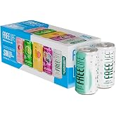FreeLife | Agua gasificada con sabor natural de frutas, sin calorías ni ...