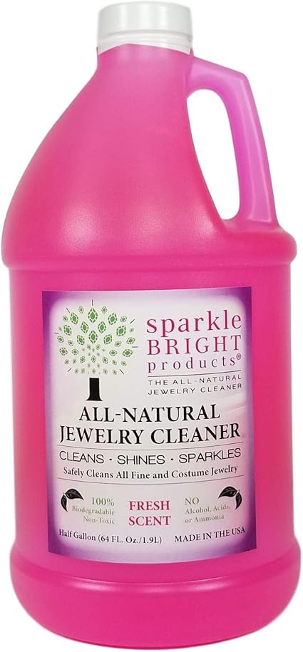 Sparkle Bright Products AllNatural Jewlery Cleaner | Liquid Jewelry ...