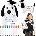 Amazon.com: Lenwen 11 Pcs Graduation Autograph Stuffed Dog Owl for Kids ...
