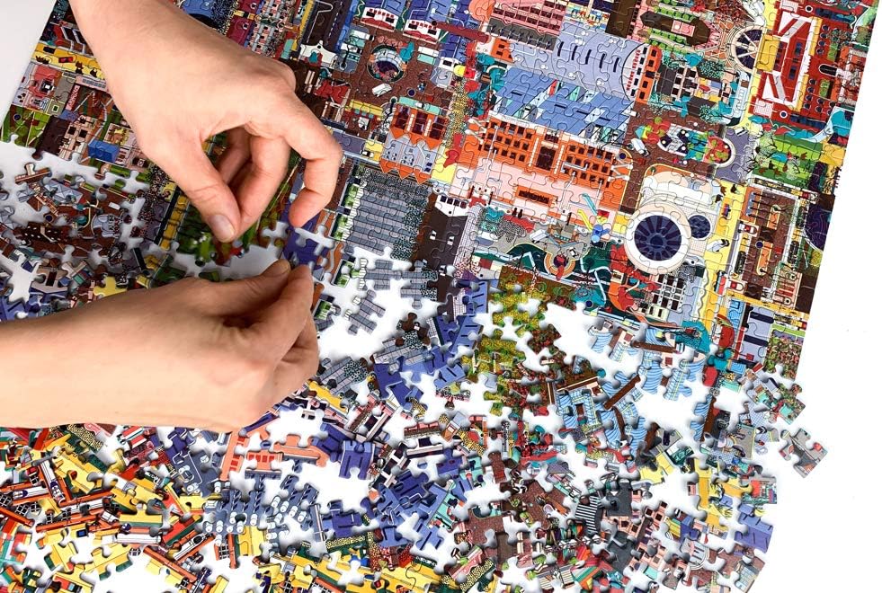 Cloudberries Crossroads – Beautiful, Challenging Street Map Puzzle for ...