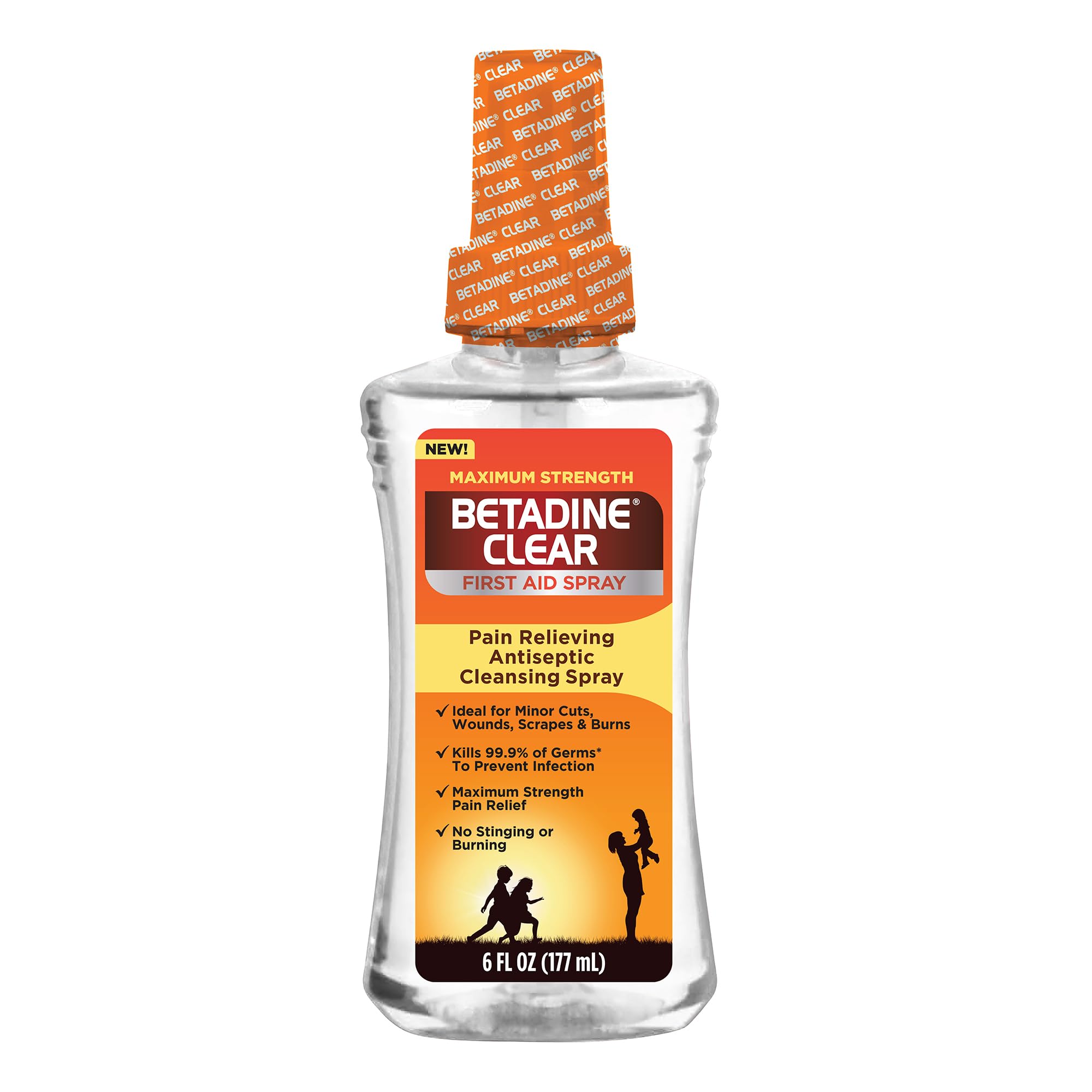 Mua Betadine Clear First Aid Spray, Max Strength Pain Relieving ...