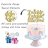 Gold Glitter Twinkle Twinkle Little Star Cake Topper - for Baby Shower ...