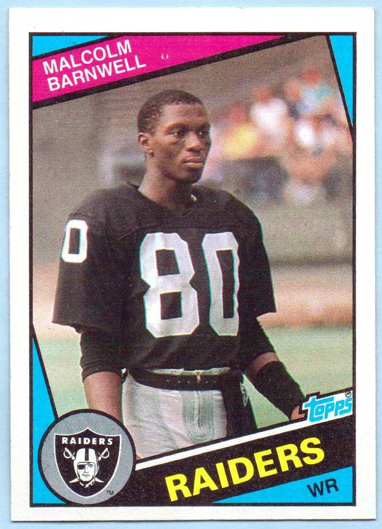 Malcolm Barnwell 1984 Topps Rookie #103 - Oakland Raiders at Amazon's ...