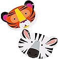Amazon.com: Talking Tables FACE Safari Jungle Zoo Animal Tiger Zebra ...