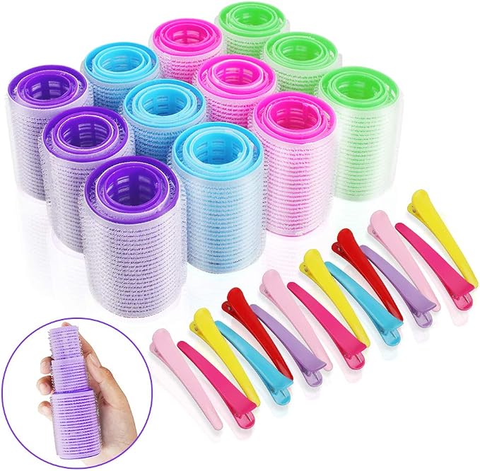 Set de 36 Rulos para el Pelo Rodillos de Cabello con 15 Clips de ...