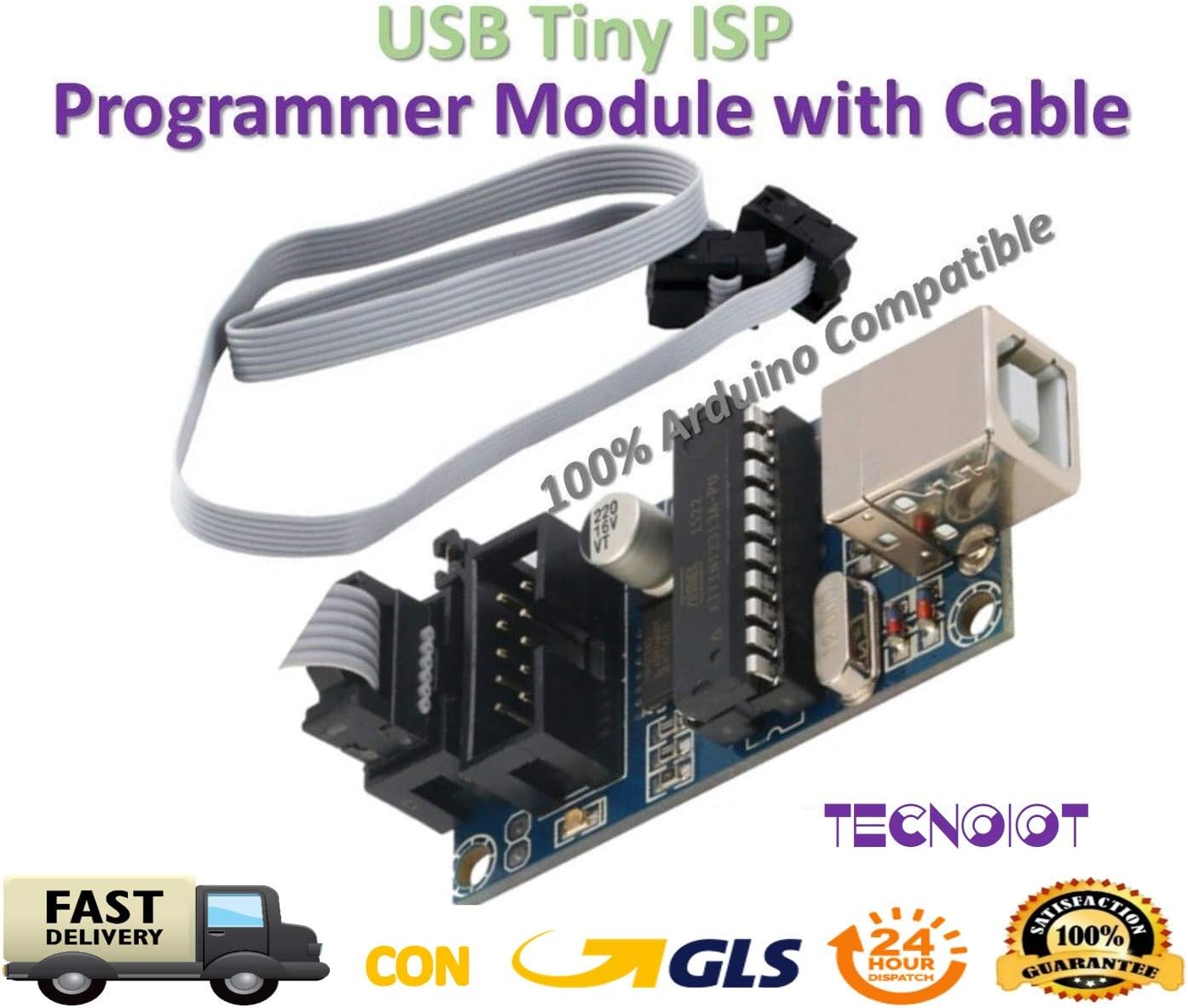 USBTiny USBtinyISP AVR USB Tiny ISP Programmer: Amazon.de: Computer ...