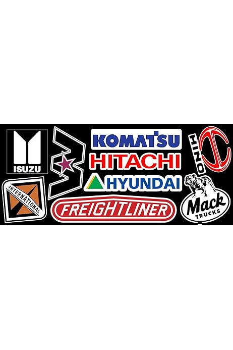 Heavy Equipment Stickers Create A Masculine, Tough, And