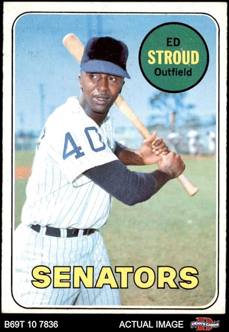 Amazon.com: 1969 Topps # 272 Ed Stroud Washington Senators (Baseball ...