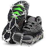 Amazon.com : Crampons Ice Cleats Traction Snow Grips for Boots Shoes ...