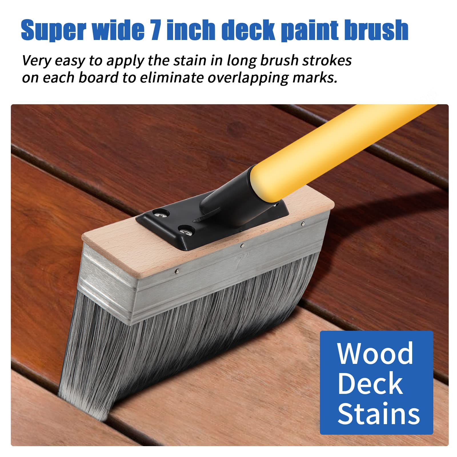 Mua Deck Stain Brush Applicator - 7-inch Deck Paint Brushes for ...