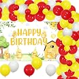 Amazon.com: Kreatwow Chicken Birthday Decorations Chicken Happy ...