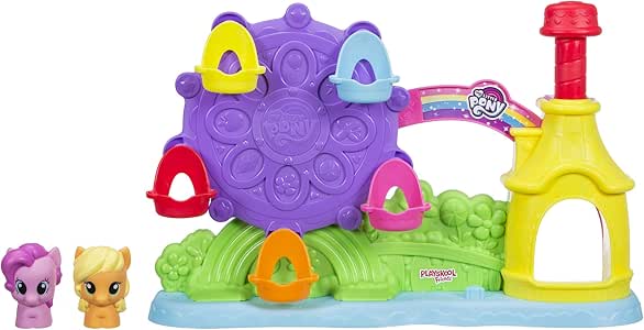 Amazon.com: Playskool Friends My Little Pony Press 'n Whirl Ferris ...
