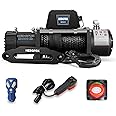 Amazon.com: HEDGFOX 12V Electric Winch 13000lbs Pulling Capacity ...
