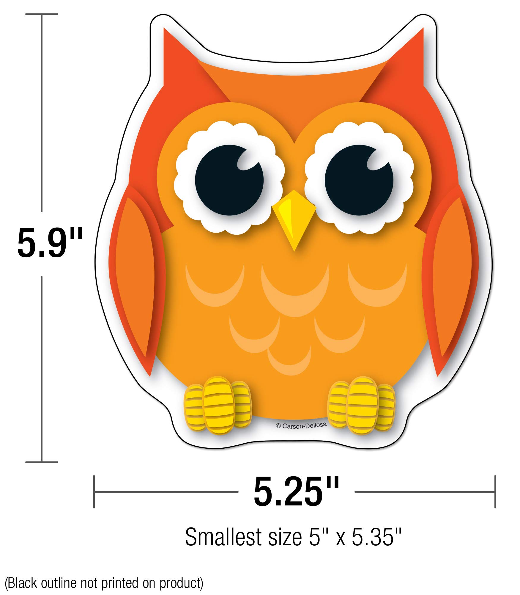 Mua Carson Dellosa 36-Piece Colorful Owl Bulletin Board Cutouts ...