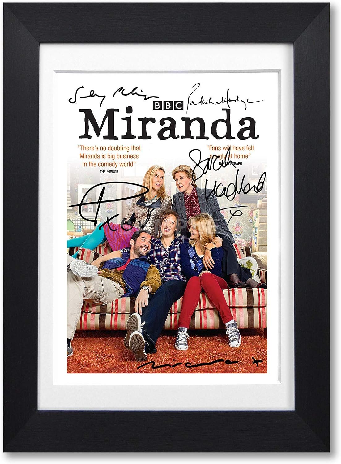 Memorabilia Miranda Cast Signed Autograph Signature Autographed A4 ...